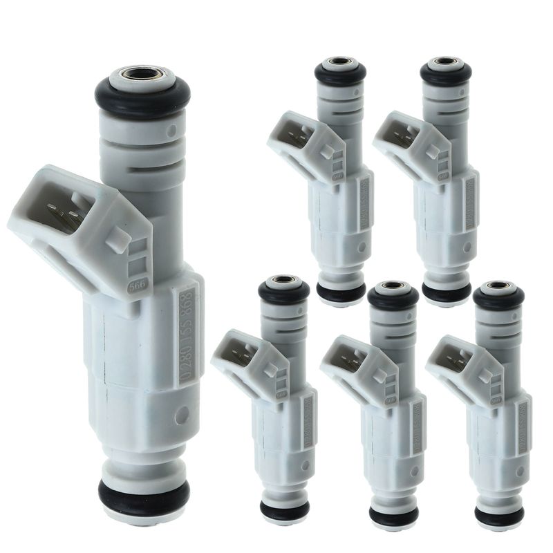 6 Pcs Fuel Injectors for Chevrolet Impala Buick Regal Pontiac V6 3.8L ...
