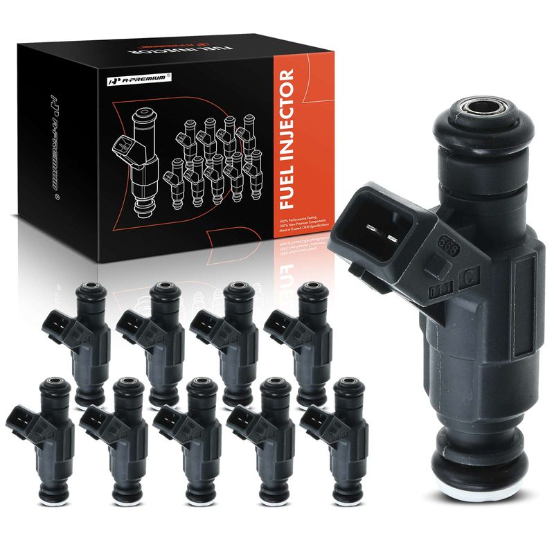 10 Pcs Fuel Injectors for Dodge Ram 2500 3500 1996-1997 V10 8.0L | A ...