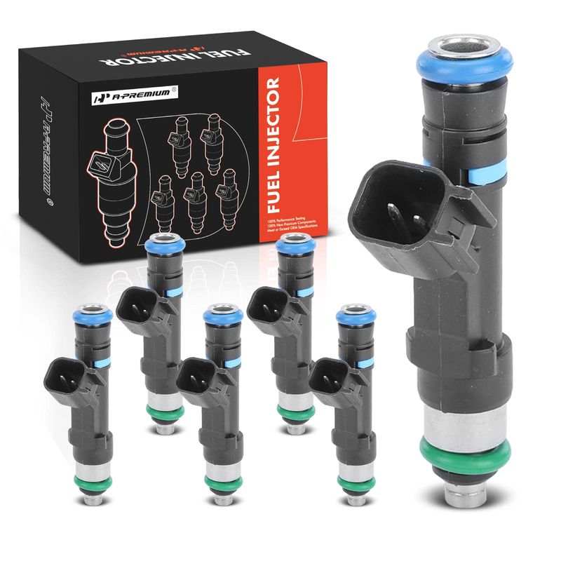 6 Pcs Fuel Injector for Dodge Ram 1500 Dakota Durango Jeep Mitsubishi ...