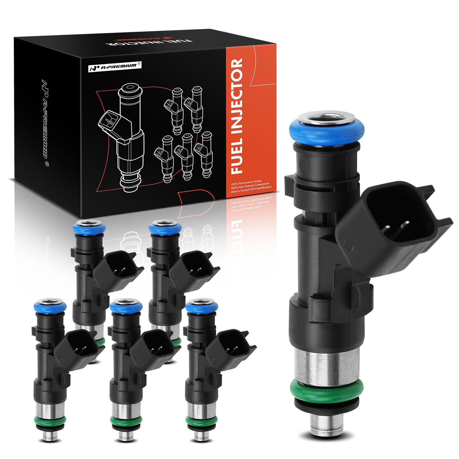 6 Pcs Fuel Injectors for Chrysler 300 Sebring Dodge Charger V6 3.5L 2 ...