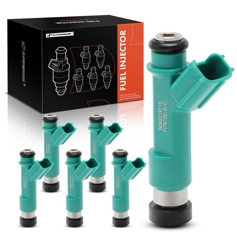 6 Pcs Fuel Injector for Toyota 4Runner 03-09 FJ Cruiser 07-09 Tundra ...