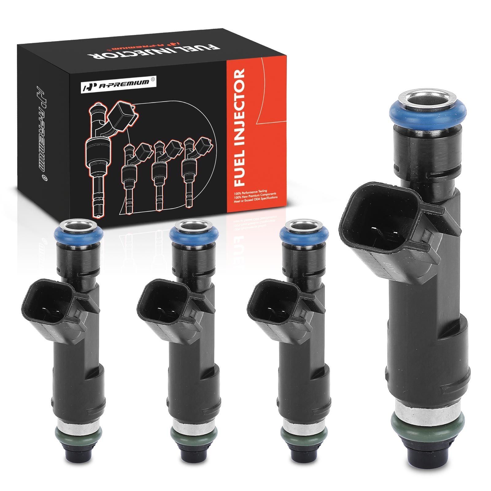 4 Pcs Fuel Injector for 2008 Chevrolet Cobalt 2.4L l4