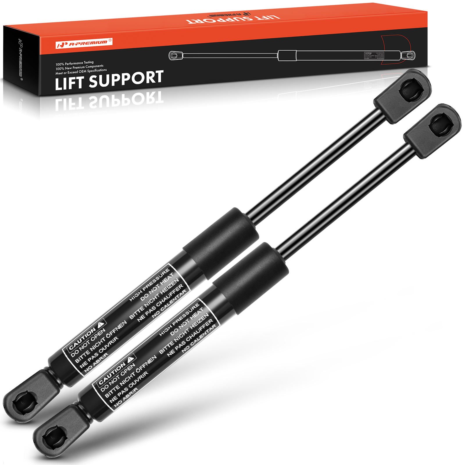 2 Pcs Tailgate Lift Supports Shock Struts for Universal ToolBox Truck ...