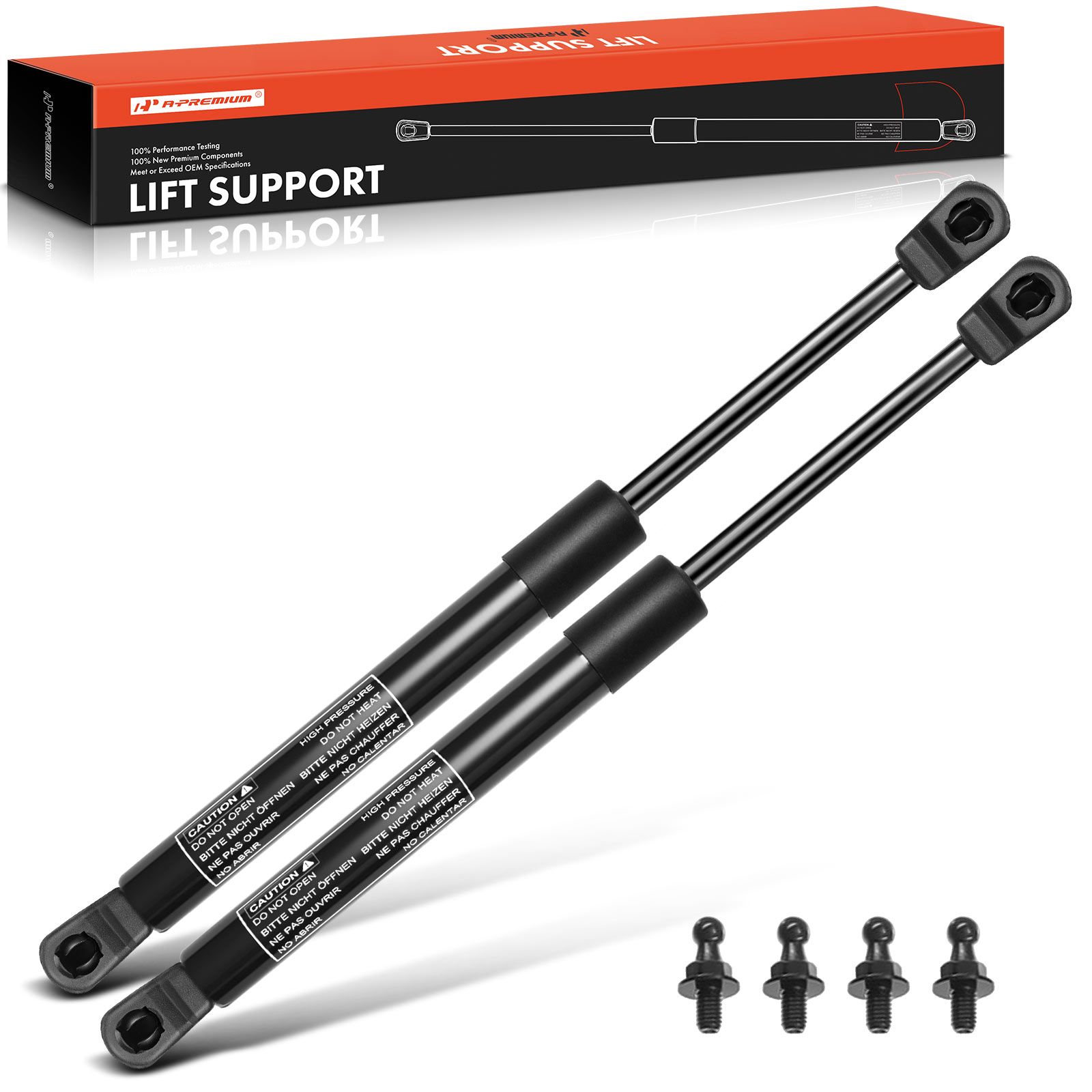 2 Pcs Front Hood Lift Supports Shock Struts For Hummer H3 2006 2010 H3t