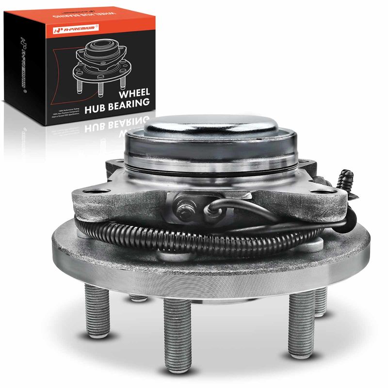 Front Driver or Passenger Wheel Bearing & Hub Assembly with ABS Sensor ...