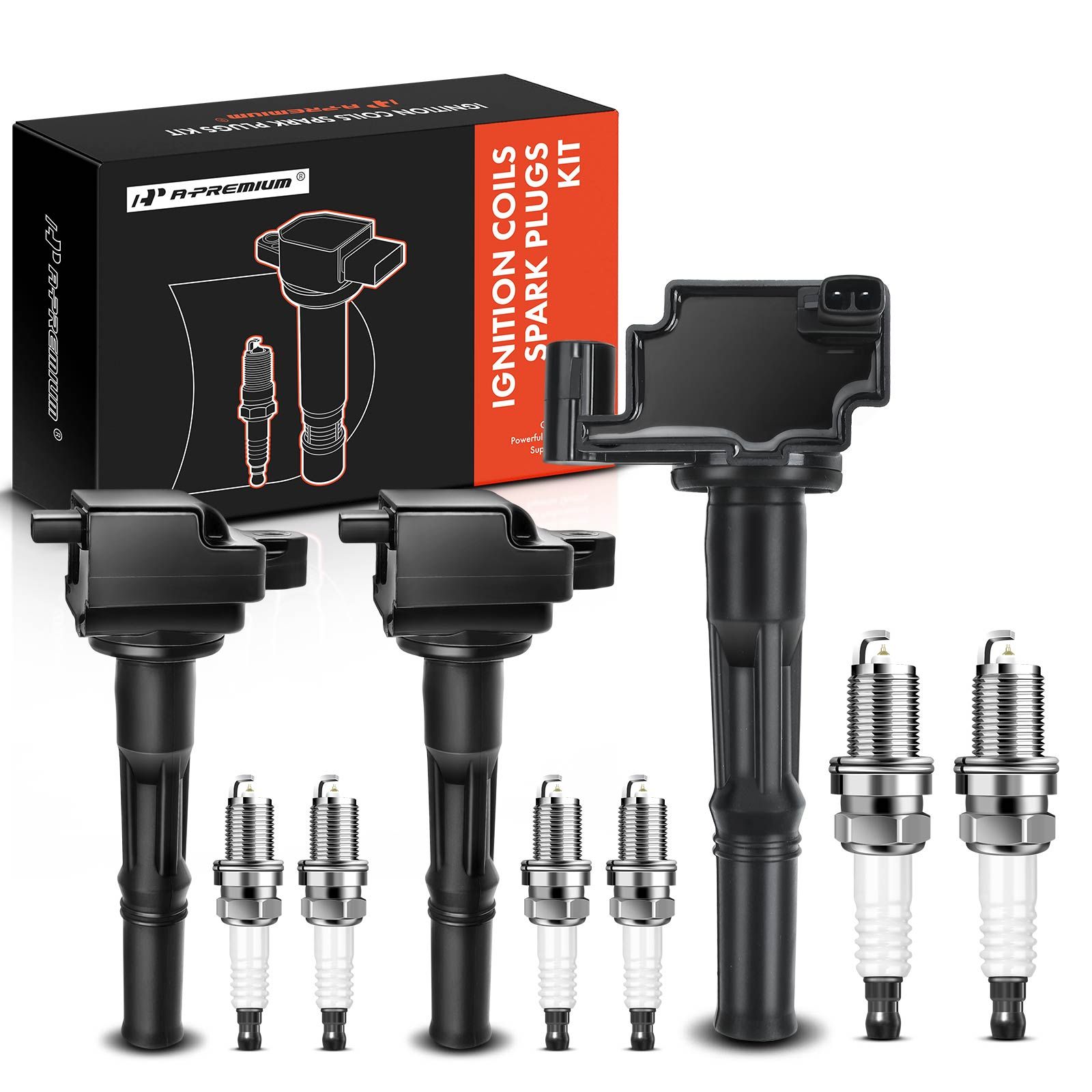 3 Pcs Ignition Coil & 3 Pcs IRIDIUM Spark Plug Kit for Toyota 4Runner ...