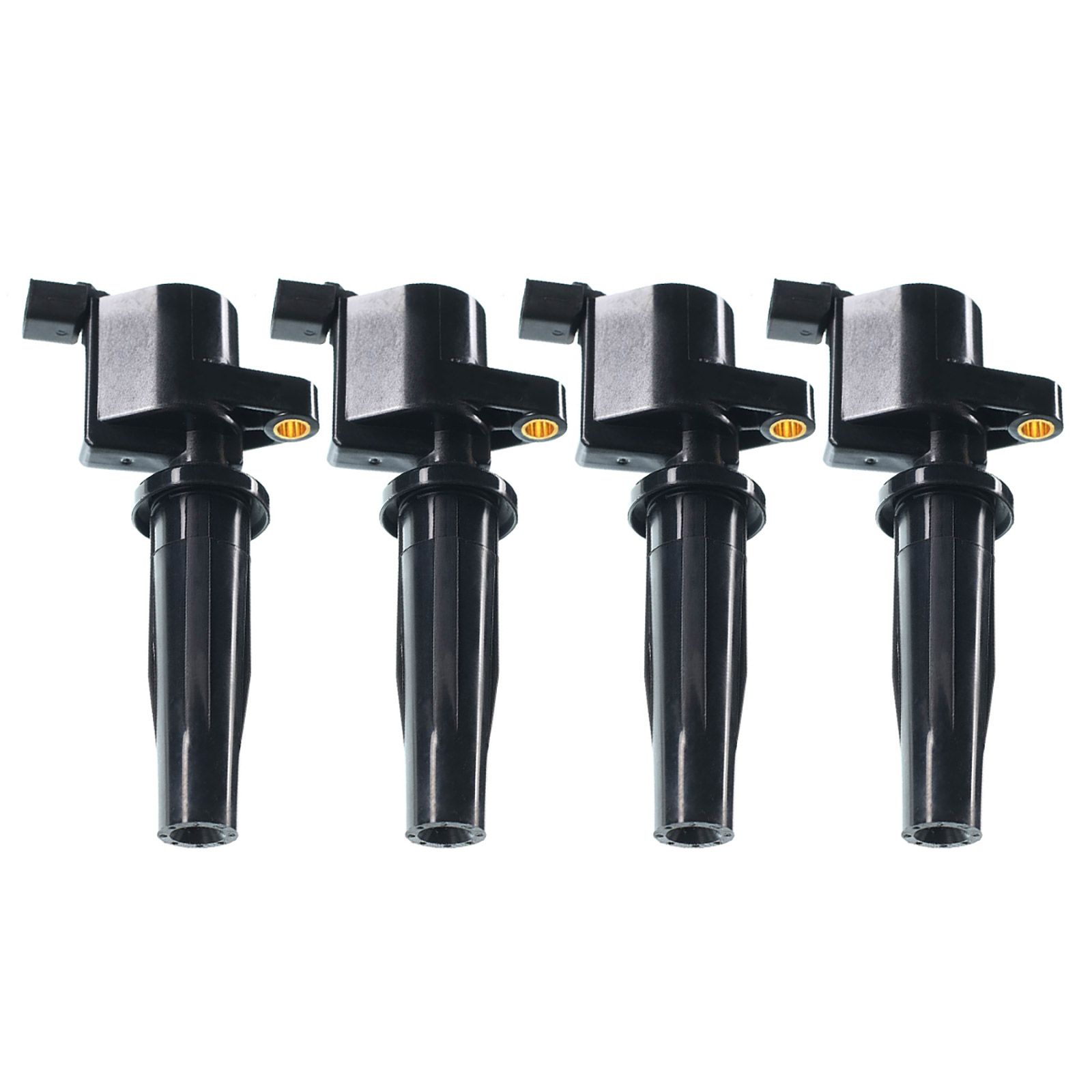 4 Pcs Ignition Coils with 2 Pins for Ford Escape Focus Mazda Tribute ...