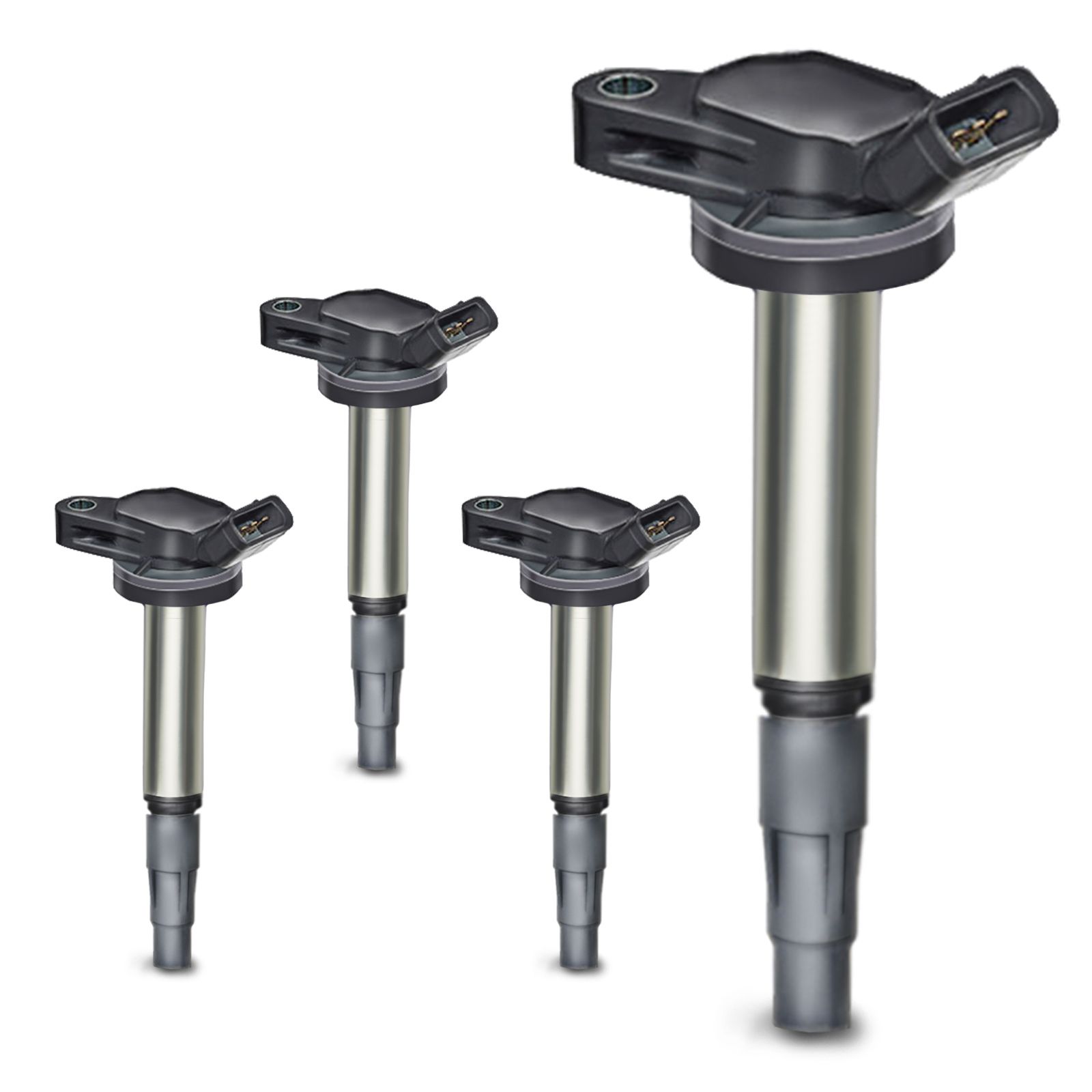 4 Pcs Ignition Coils for Toyota Corolla Matrix Prius Scion xD L4 1.8L ...