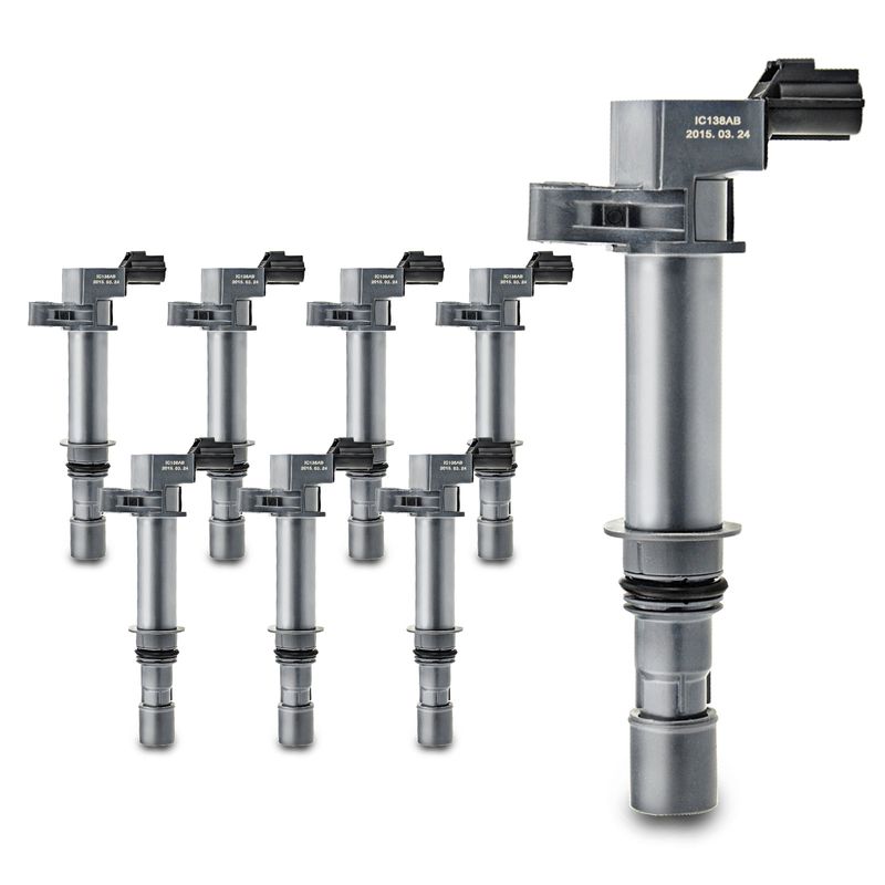 8 Pcs Ignition Coils with 2 Pins for Jeep Grand Cherokee 1999-2007 ...