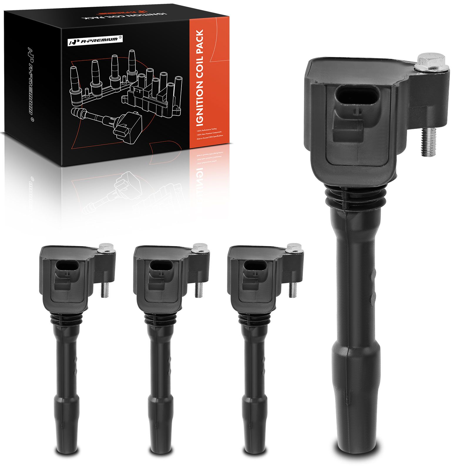 4 Pcs Ignition Coils with 3 Pins for BMW F22 F34 F36 G02 X3 X4 i8 3.0 2 ...