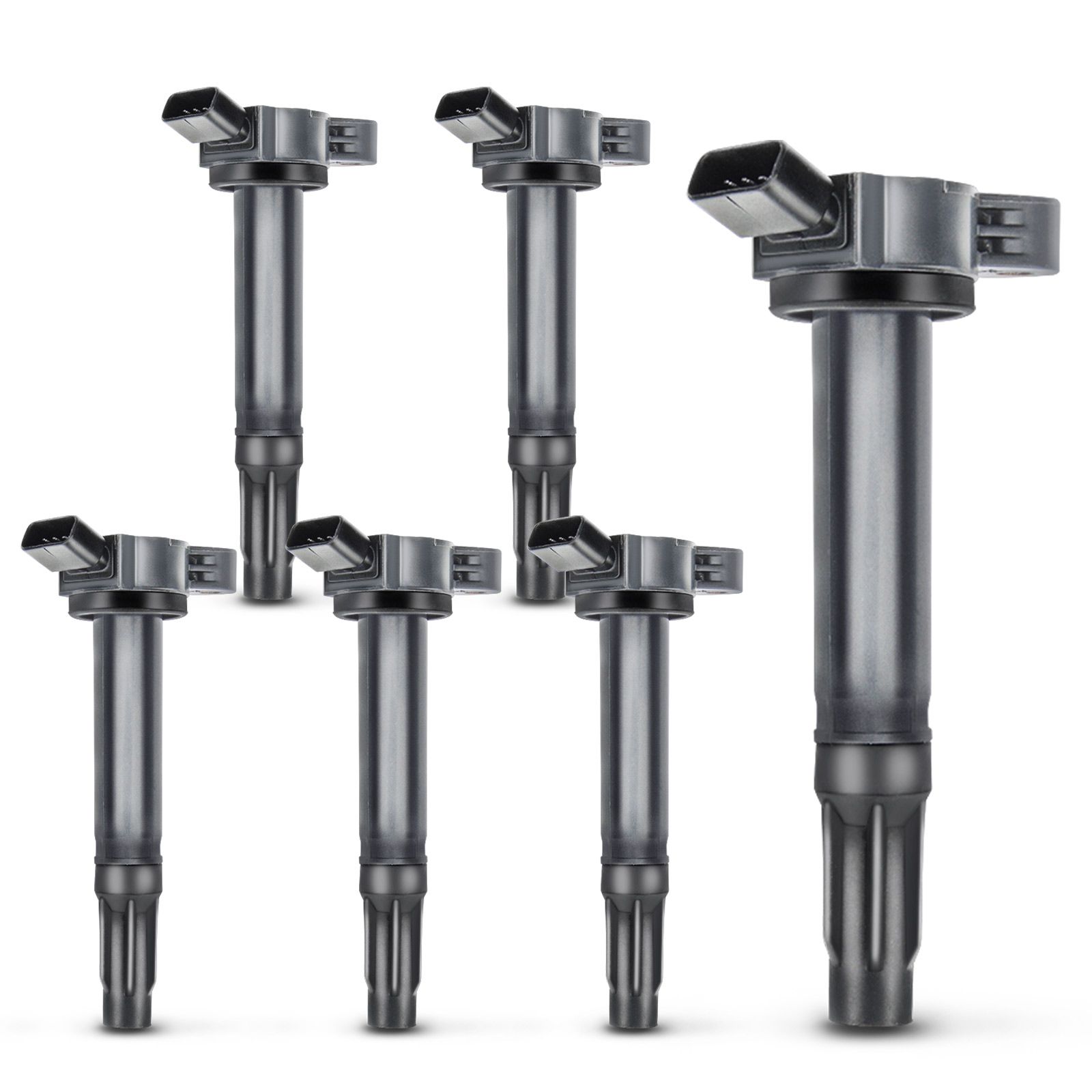 6 Pcs Ignition Coils with 4 Pins for Toyota 4Runner Camry Highlander ...