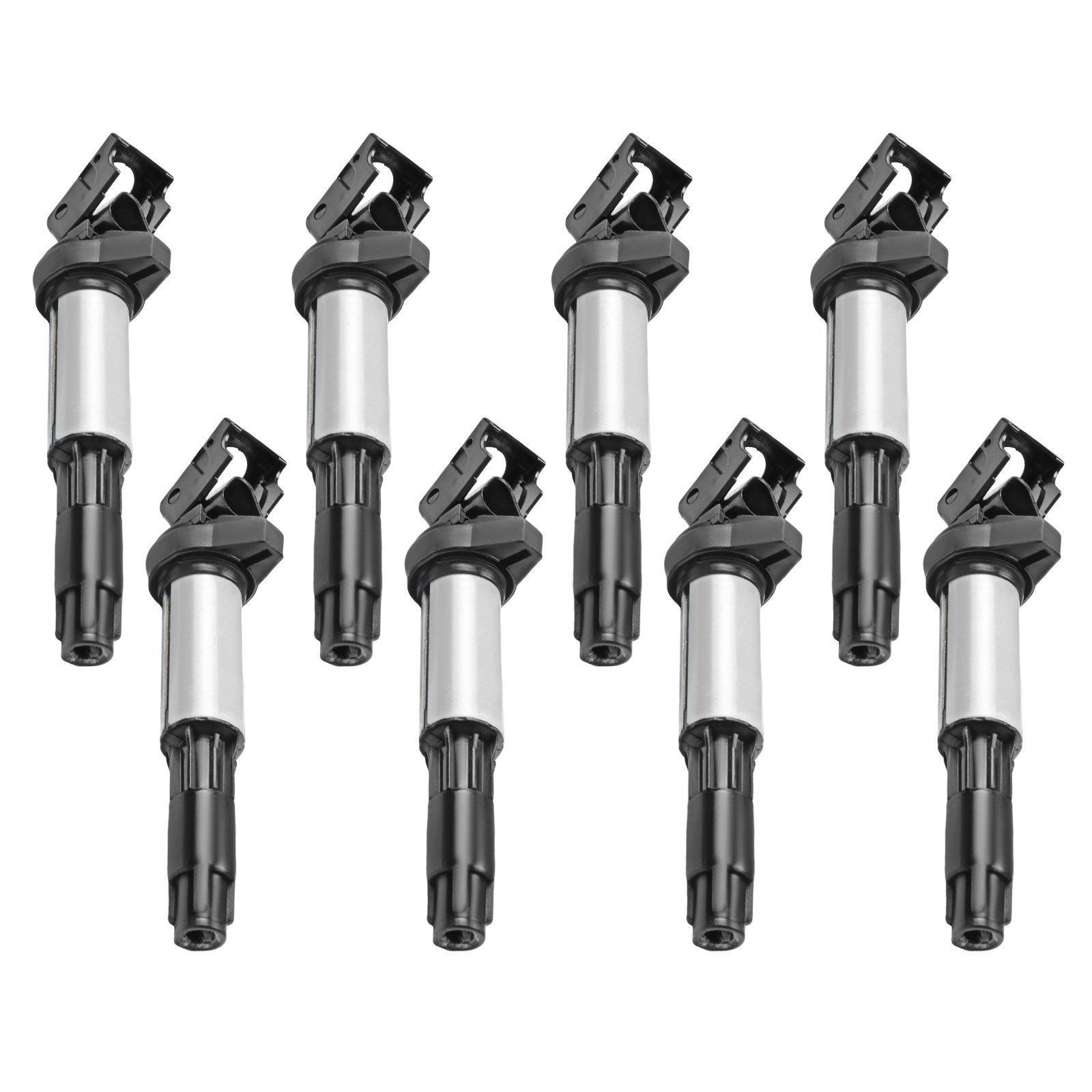 8 Pcs Ignition Coils with 3 Pins for BMW E53 E60 E63 E65 X5 545i 550i ...