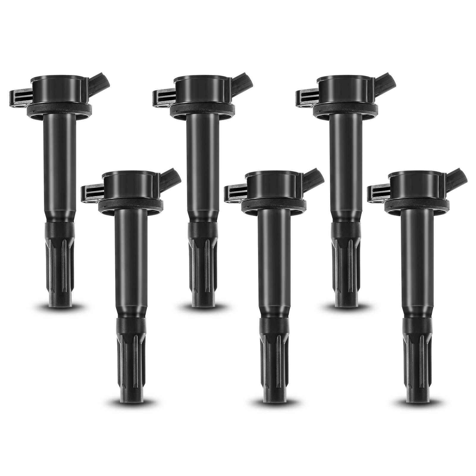 6 Pcs Ignition Coils with 2 Pins for Ford Escape Fusion Mercury Mariner ...