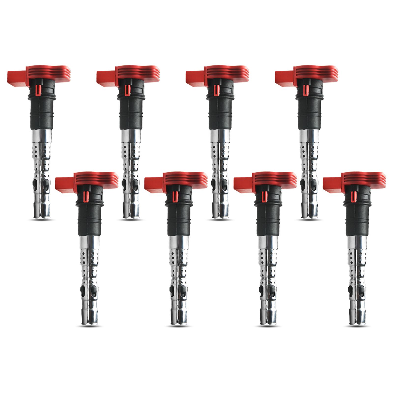 8 Pcs Ignition Coils with 4 Pins for Audi S4 04-09 A6 Quattro A8 ...