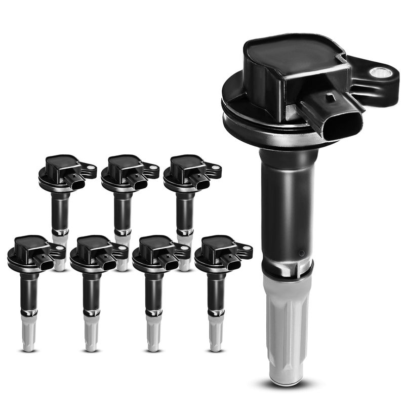 8 Pcs Ignition Coils with 2 Pins for Ford F-150 2011-2016 Mustang V8 5 ...