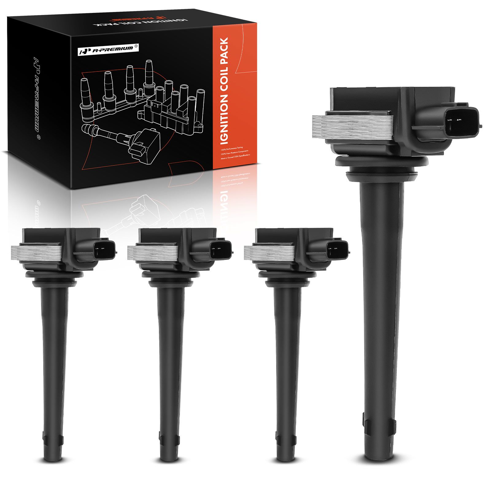 4 Pcs Ignition Coils with 3 Pins for Nissan Sentra 2007-2012 2.0L | A ...