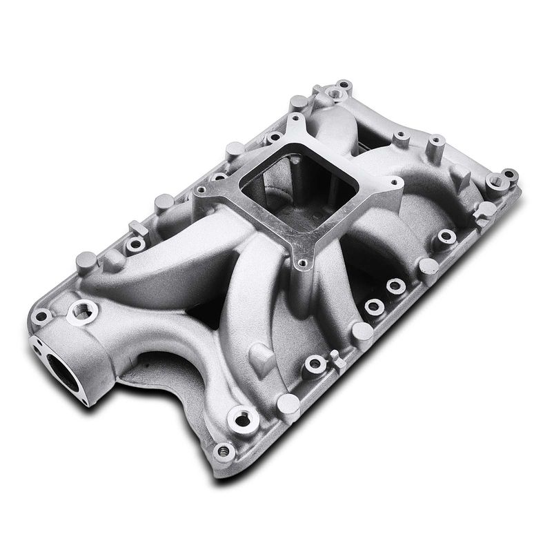 Aluminum Air Gap Small Block Single Plane Intake Manifold for 1985 Ford ...