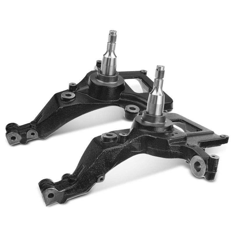 2 Pcs Front Steering Knuckle for Ford Ranger 2001-2009 RWD Coil Springs ...