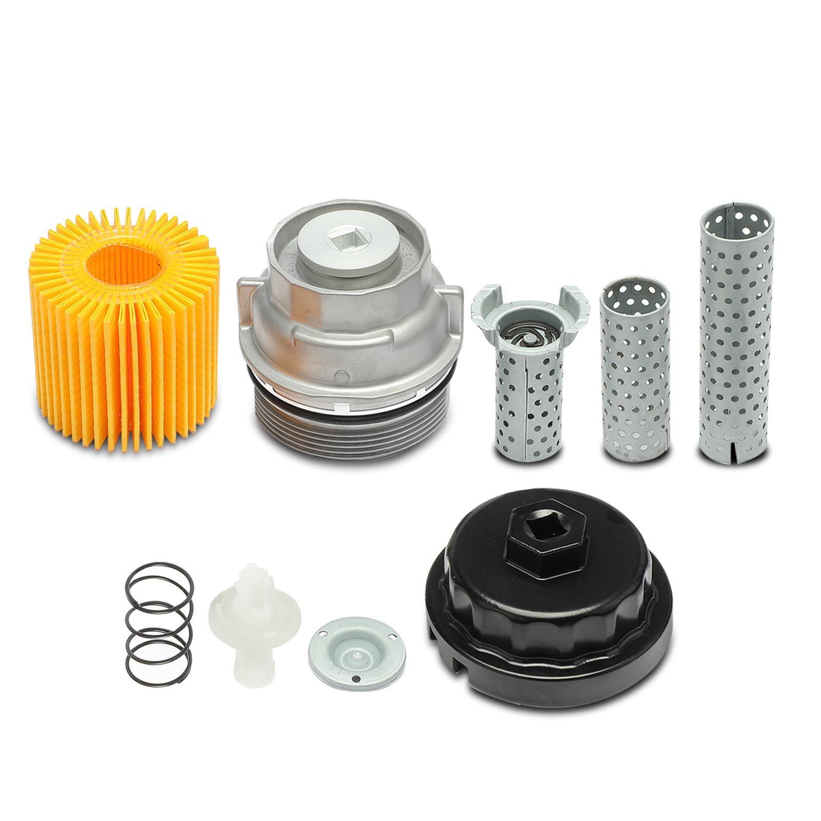 Aluminum Oil Filter Cap for 2019 Lexus LX570 5.7L V8
