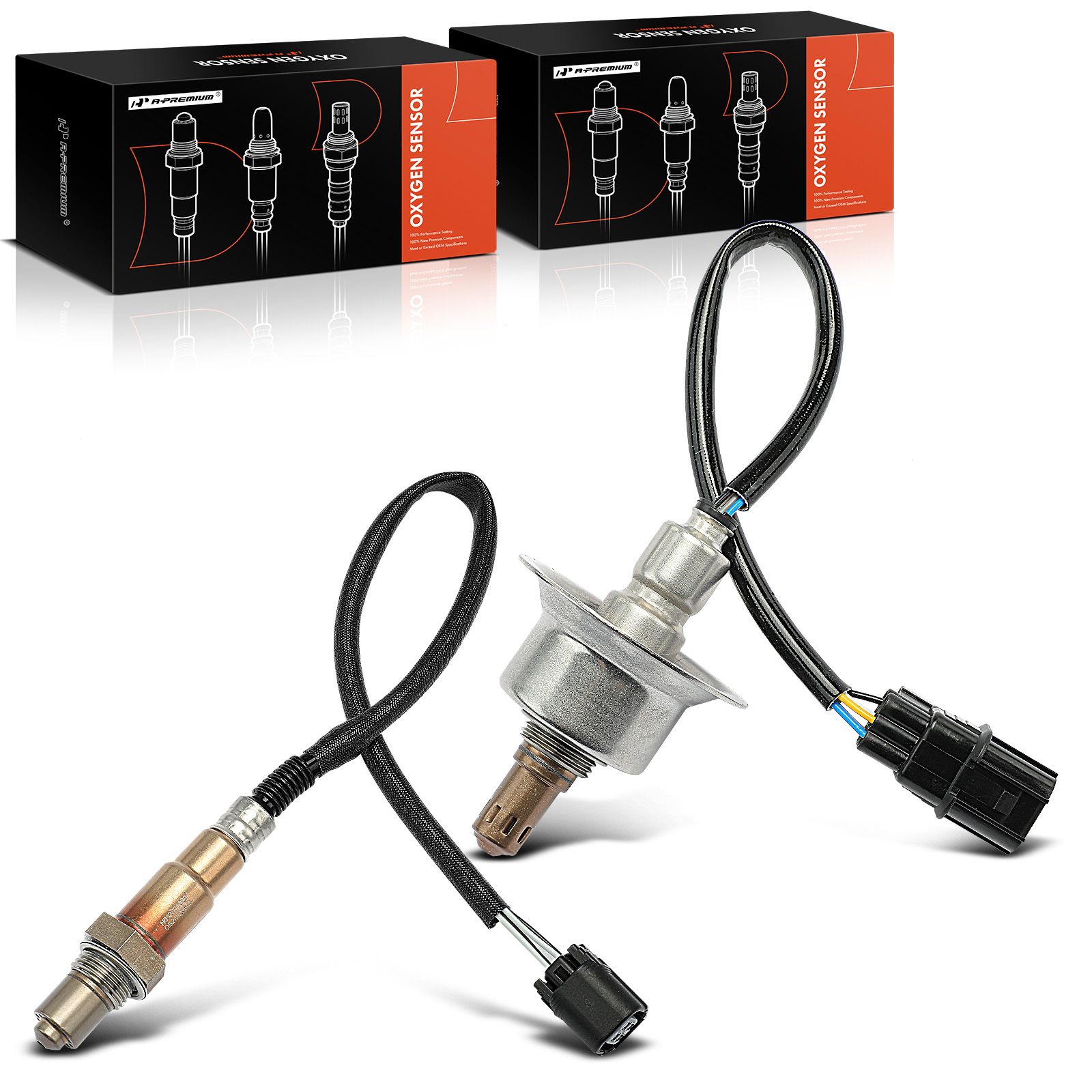 2 Pcs O2 Oxygen Sensor for Honda Civic 2016-2021 Pilot CR-V | A-Premium