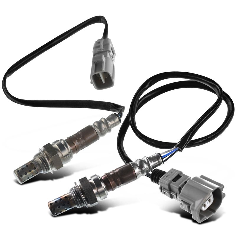 2 Pcs Downstream Front & Rear O2 Oxygen Sensor for 2012 Toyota ...