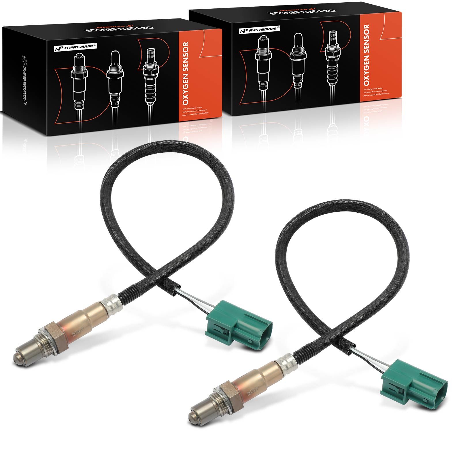 2 Pcs O2 Oxygen Sensor for Infiniti QX56 2004-2010 Nissan Titan ...