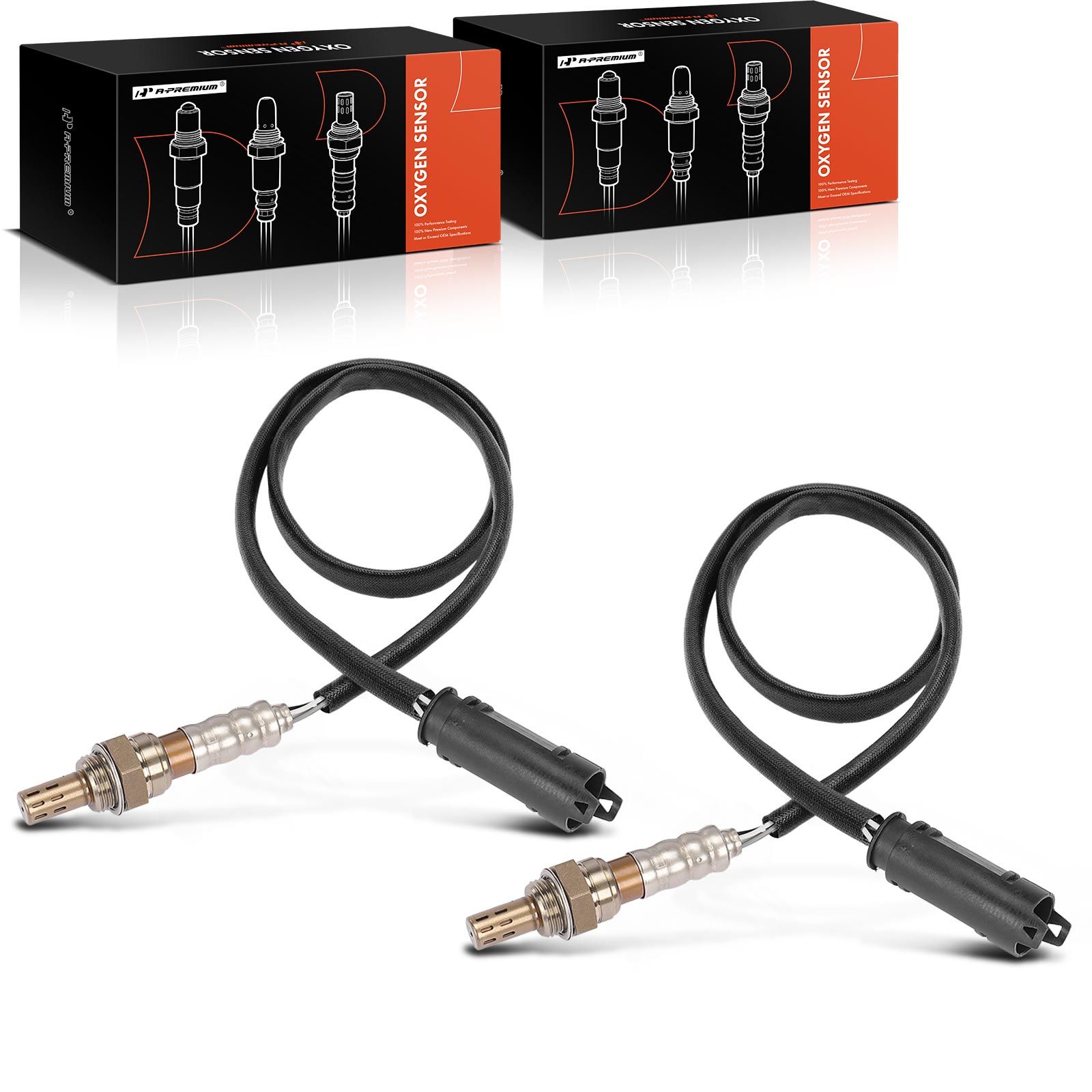 2 Pcs Downstream O2 Oxygen Sensor for BMW E46 325i 330i 2003-2006 E60 ...