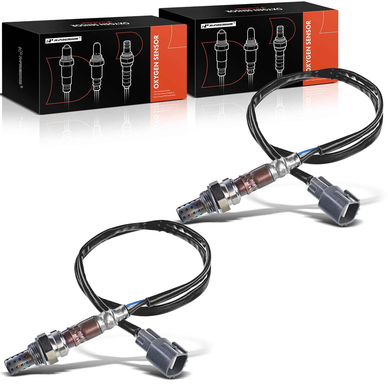 2 Pcs Downstream Front & Rear O2 Oxygen Sensor for Toyota RAV4 1AZFE 01 ...