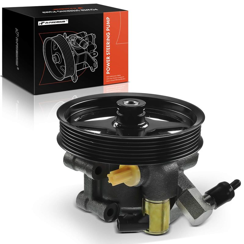 Power Steering Pump with Pulley for Ford Crown Victoria Expedition V8 4 ...