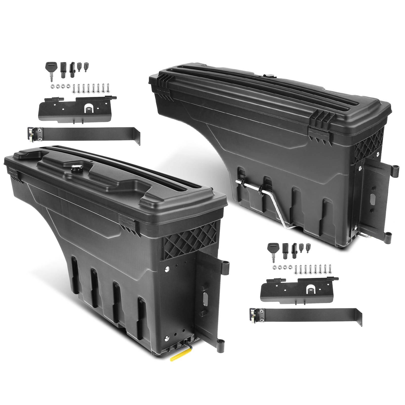 2 Pcs Rear Storage Box Toolbox for Ford F-250 F-350 Super Duty 1999 ...