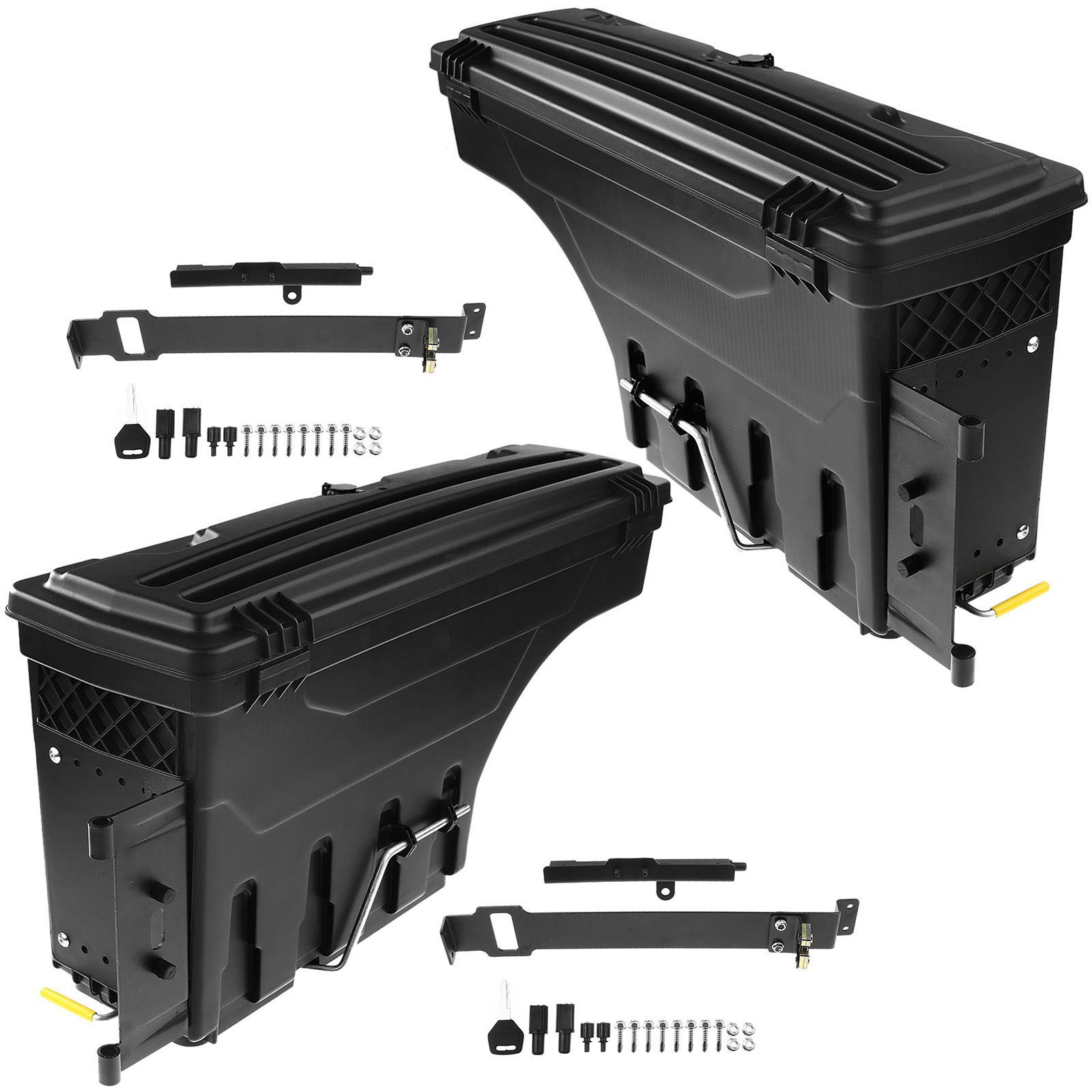 2 Pcs Rear Truck Bed Storage Box Toolbox for Nissan Titan Titan XD 2016 ...