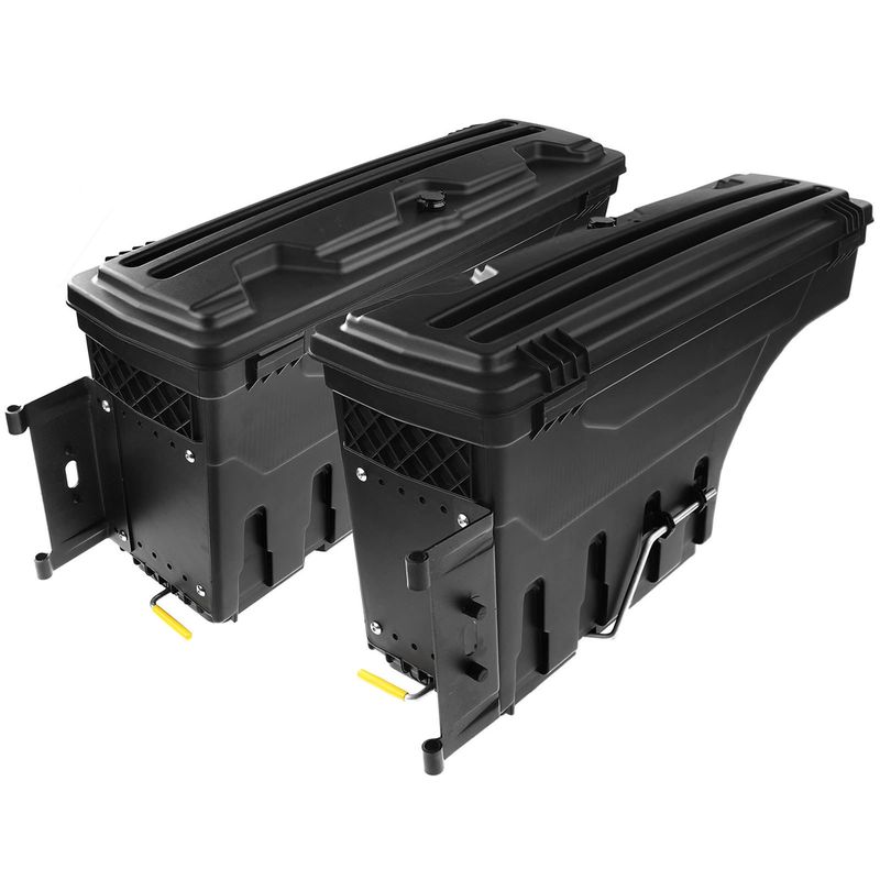 2 Pcs Left & Right Truck Bed Storage Box ToolBox for Chevy Colorado GMC ...