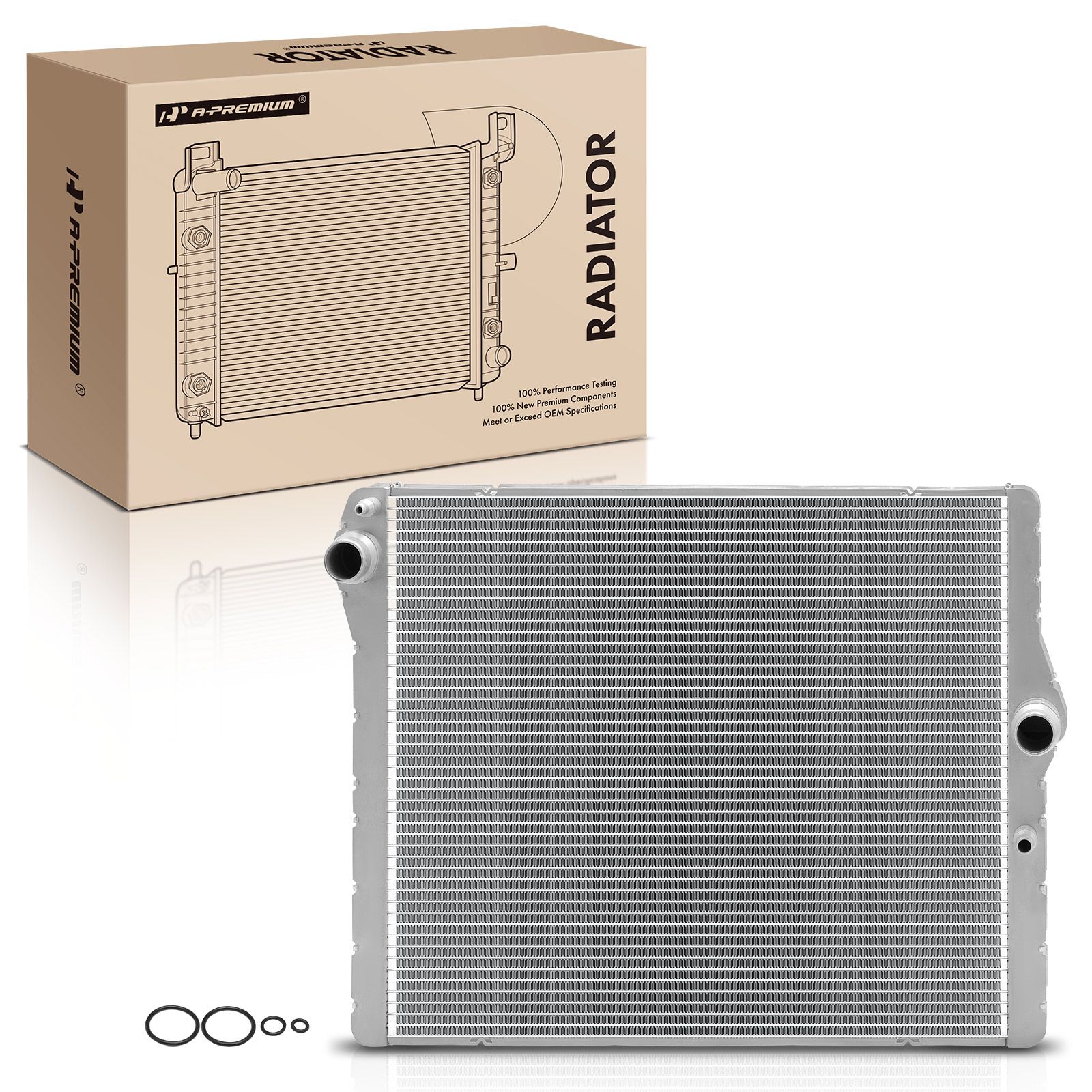 Aluminum Radiator without Oil Cooler for BMW F87 M2 19-21 F80 M3 15-18 ...