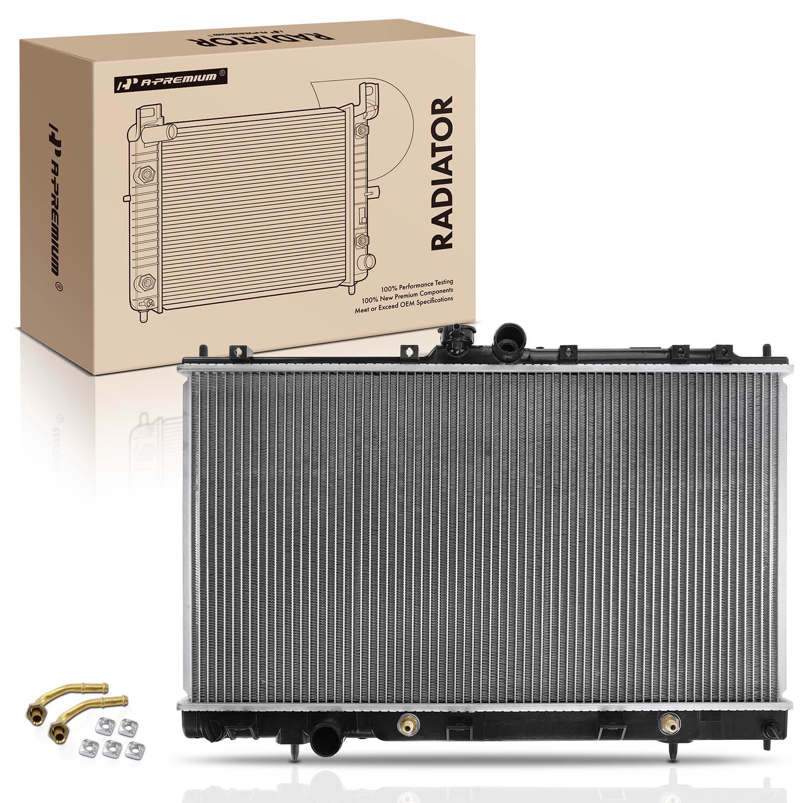 Aluminum Radiator with Trans Oil Cooler for Mitsubishi Lancer 2002-2007 ...