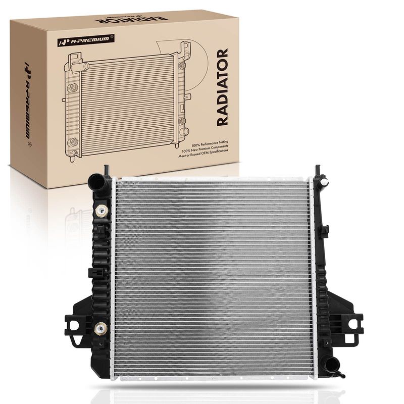 Aluminum Radiator with Transmission Oil Cooler for Jeep Liberty 2002-2006 3.7L | A-Premium