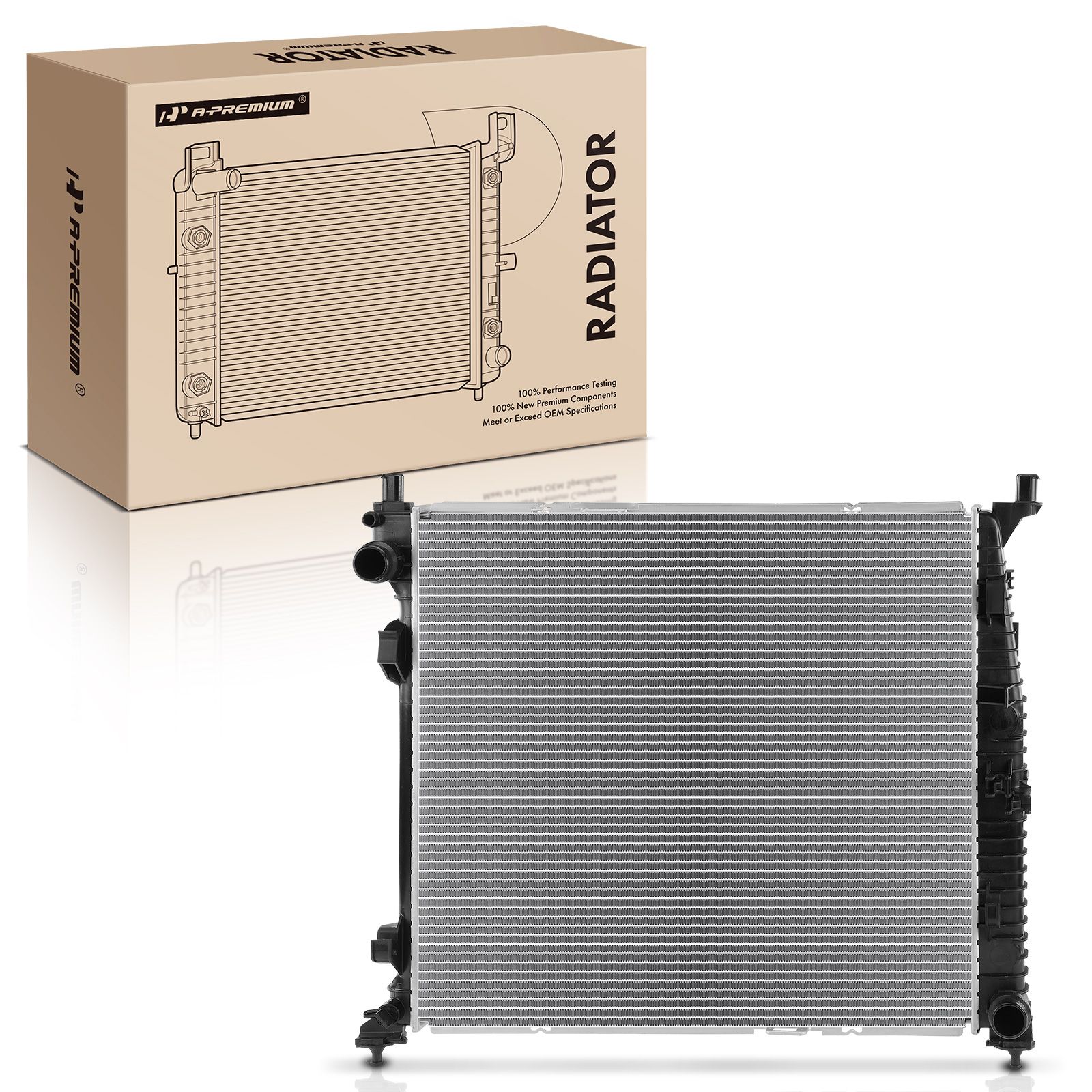 Aluminum Radiator without Oil Cooler for Mercedes-Benz GL63 AMG 2013 ...