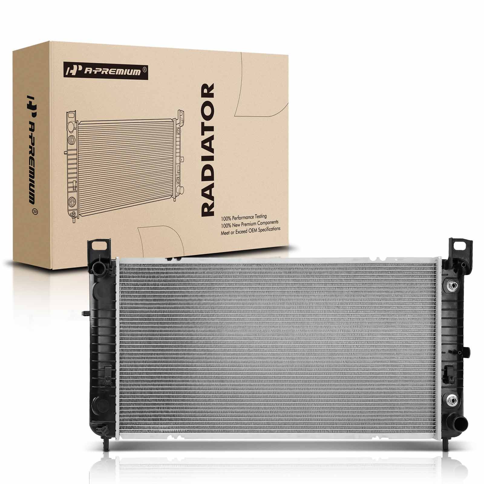 Aluminum Radiator with Transmission Oil Cooler for Chevy Silverado 1500 ...