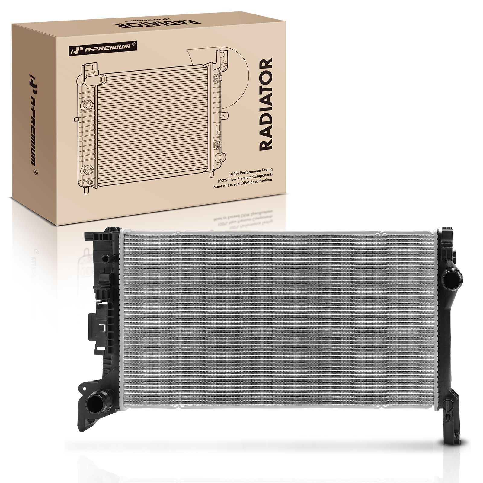 Aluminum Radiator without Oil Cooler for Volvo V90 2018-2019 V90 Cross ...