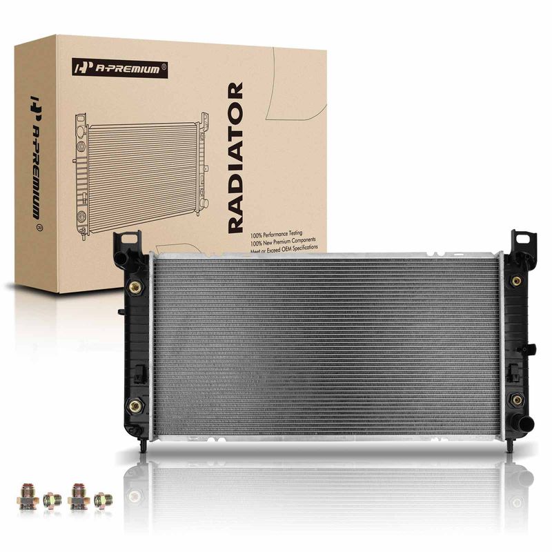 Aluminum Radiator with Oil Cooler for Chevy Silverado GMC Sierra 1500 ...