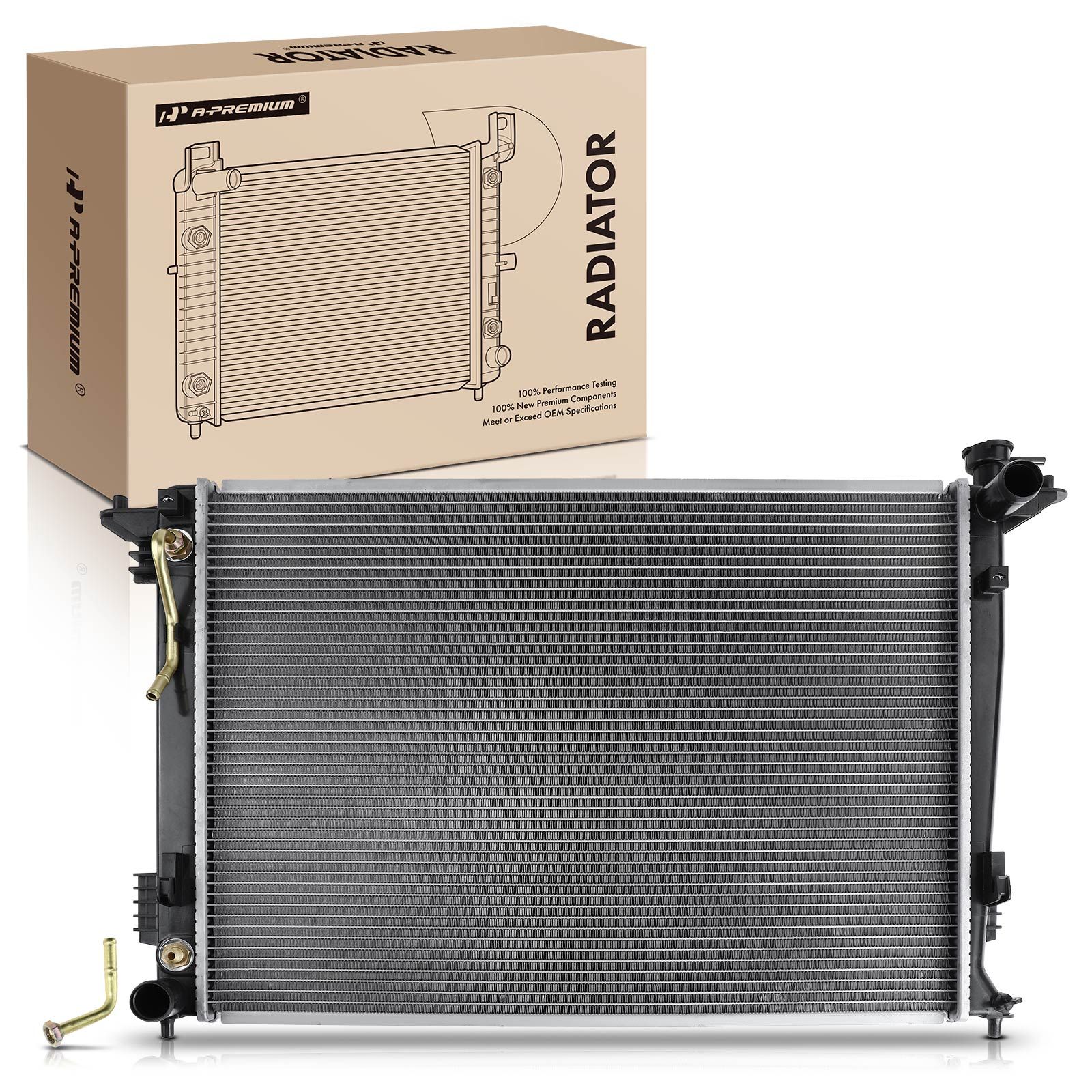Aluminum Radiator with Trans Oil Cooler for Hyundai Tucson 10-15 Kia ...