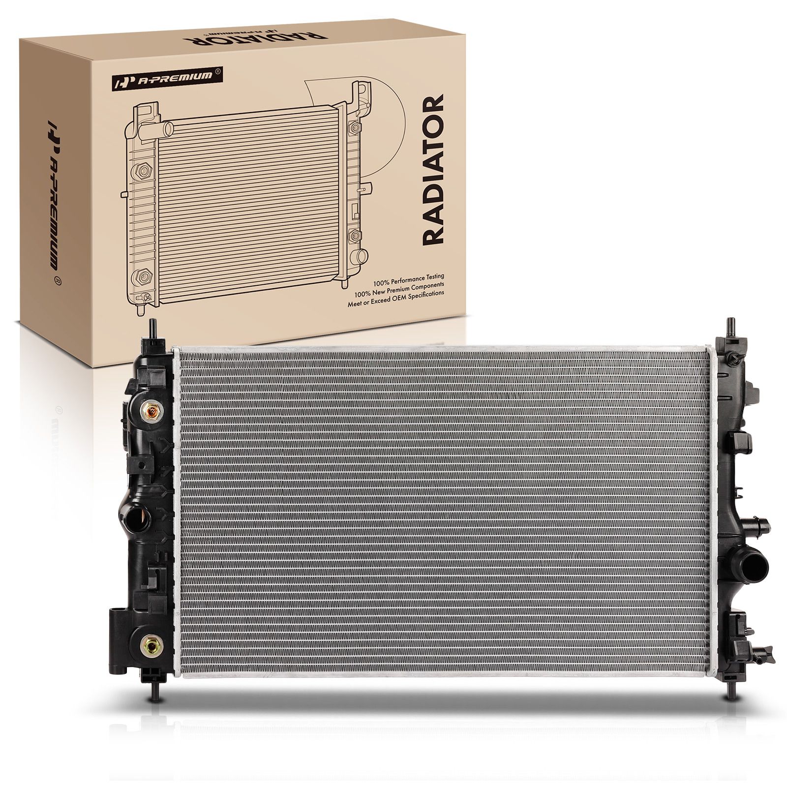 Aluminum Radiator with Transmission Oil Cooler for Chevrolet Cruze 2011 ...