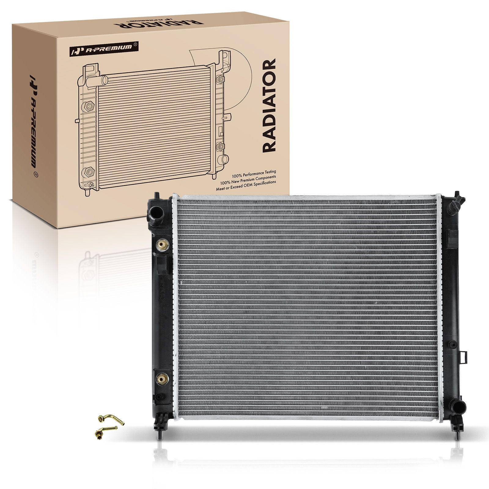 Aluminum Radiator with Trans Oil Cooler for Nissan Versa Note 2014-2019 ...