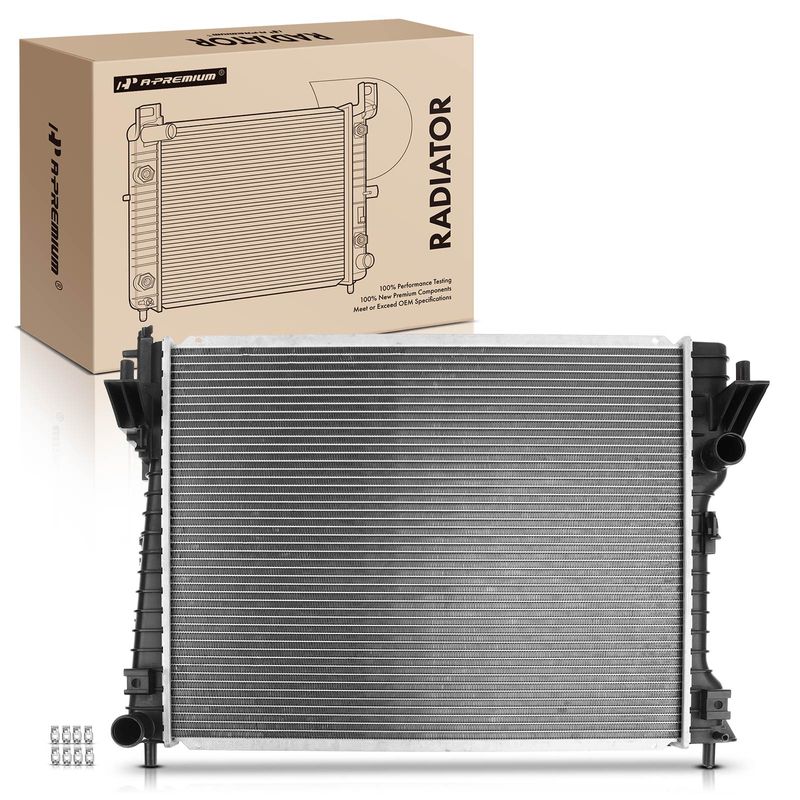 Aluminum Radiator without Oil Cooler for Ford Mustang 2011-2014 V6 3.7L ...