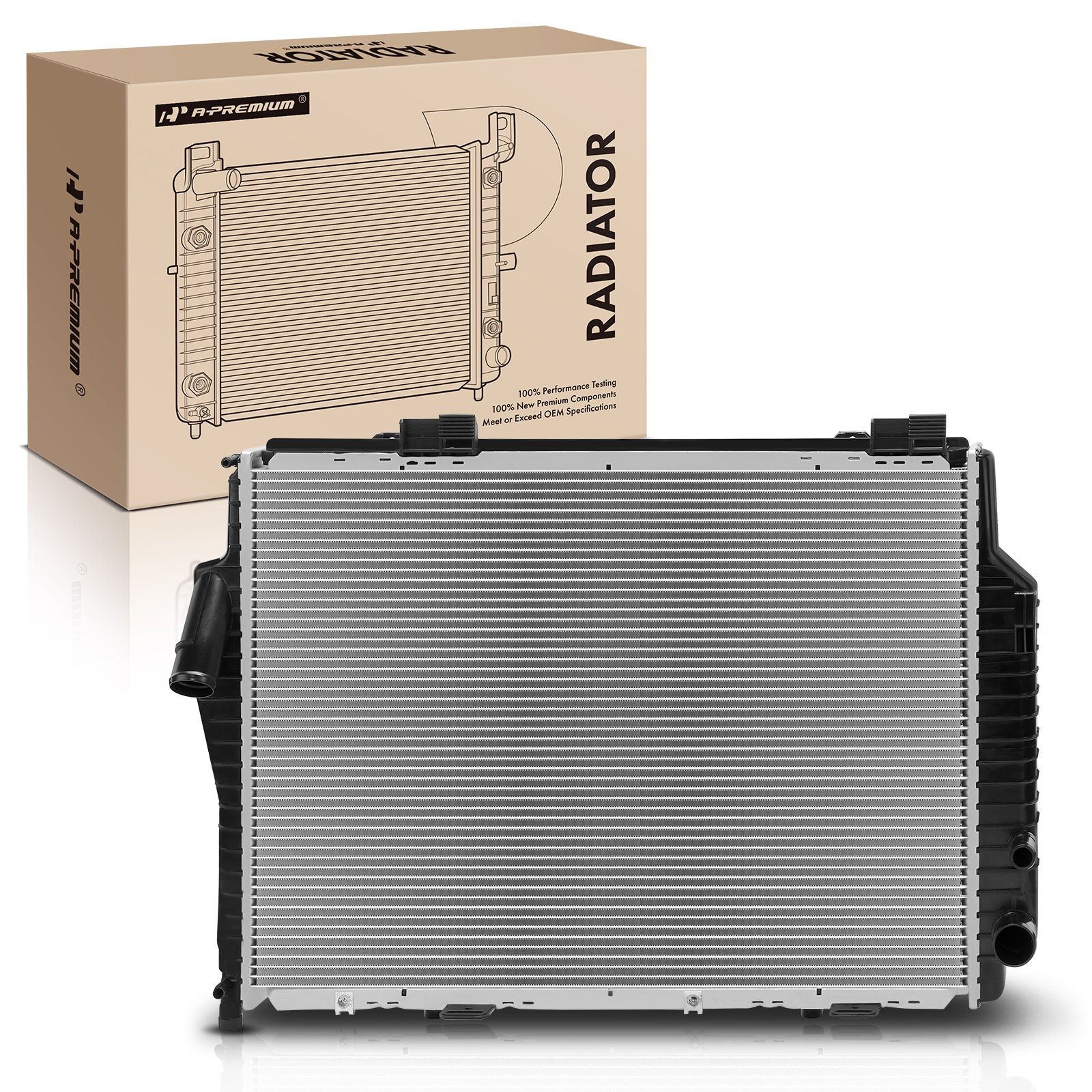 Aluminum Radiator with Transmission Oil Cooler for Mercedes-Benz C43 ...