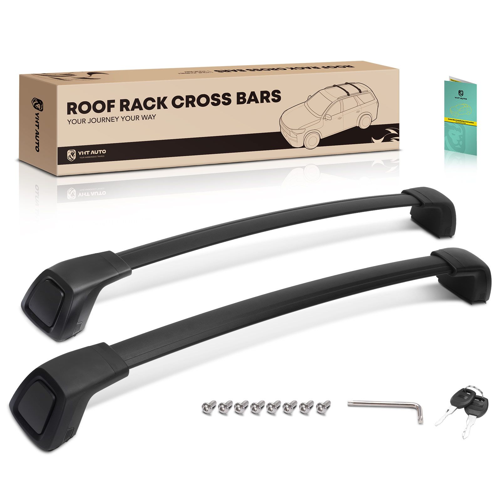 Black Aluminum Alloy Roof Rack Cross Bars for 2022 Hyundai Palisade | A ...