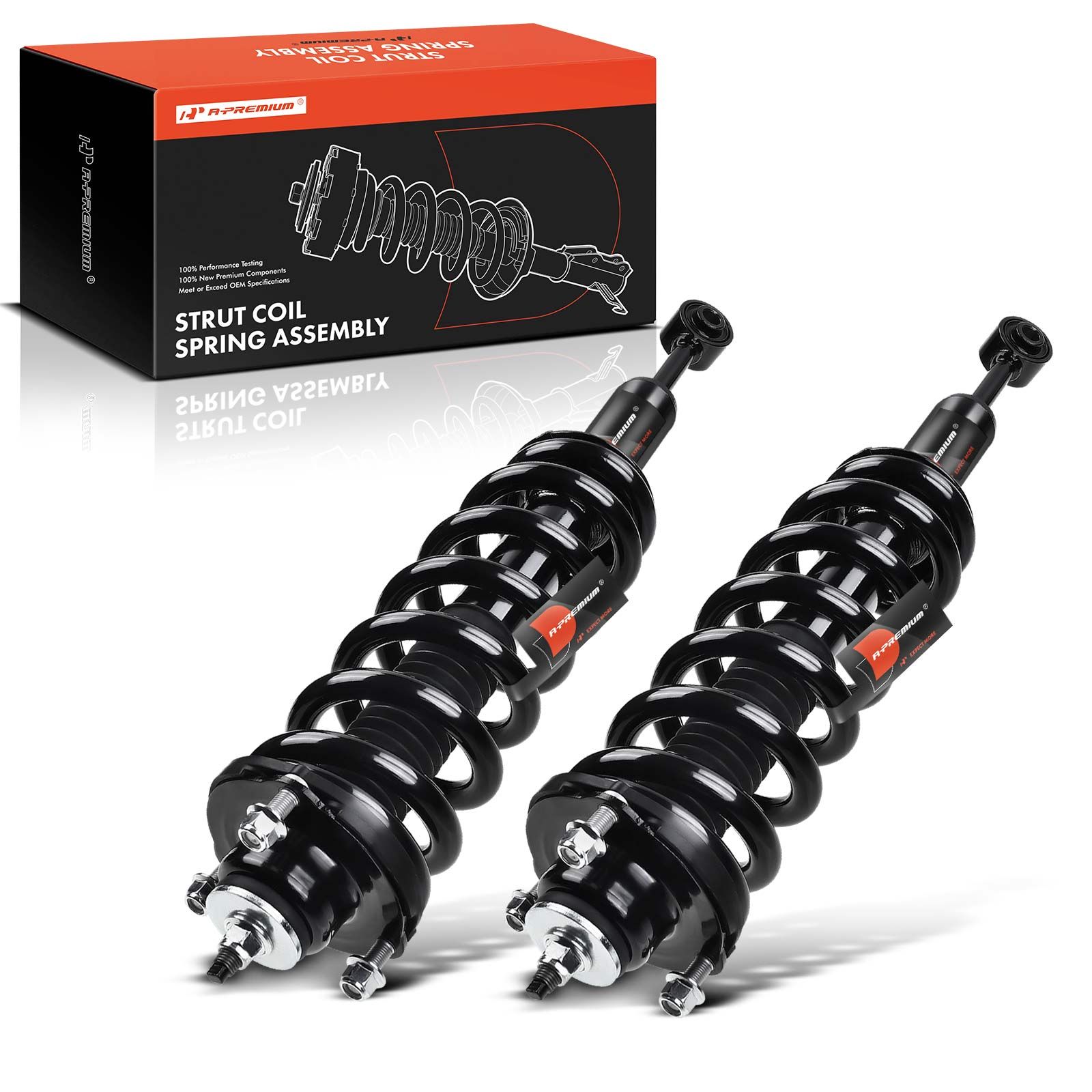 2 Pcs Front Complete Strut And Coil Spring Assembly For Toyota 4runner