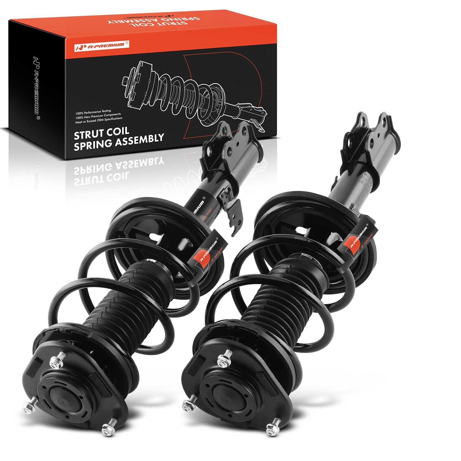2 Pcs Front Complete Strut And Coil Spring Assembly For 2003 2008 Toyota