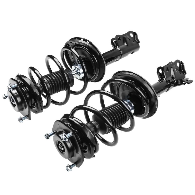 2 Pcs Front Complete Strut And Coil Spring Assembly For Toyota Camry 12