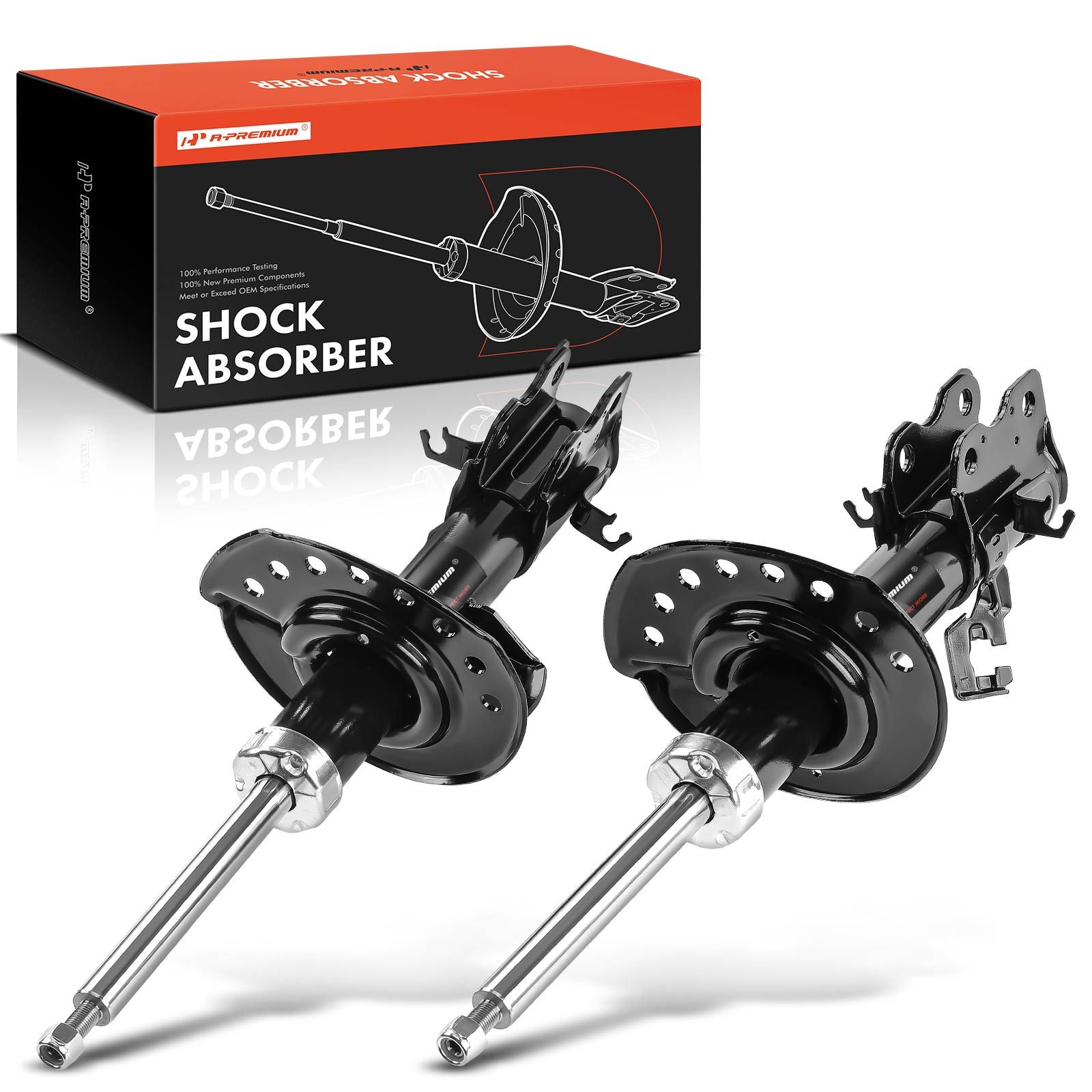 2 Pcs Front Shock Absorber for Nissan Sentra 2013-2019 L4 1.8L | A-Premium
