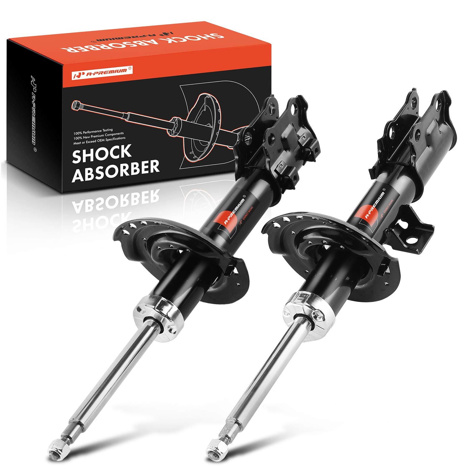2 Pcs Front Shock Absorber For Hyundai Elantra 2011 2016 1 8l 2 0l